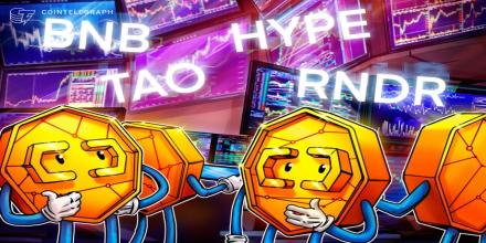 Bitcoin se prepara para alta a partir de US$ 85 mil e BNB, HYPE, TAO e RNDR podem seguir o movimento