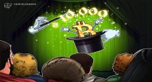 【速報】仮想通貨ビットコイン、ついに1万ドル突破