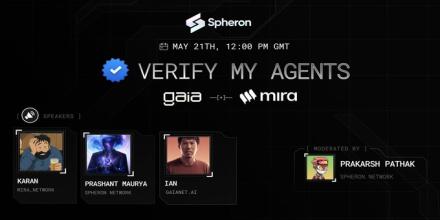 AI 에이전트 검증, 어떻게 가능할까… 가이아(GAIA)·미라 네트워크(Mira Network)·스피론(Spheron) 공동 논의