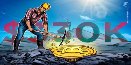 Minerador solo de Bitcoin recebe recompensa de US$ 330 mil por bloco, apesar da dificuldade recorde