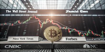 비트코인 역사적 상승에도 WSJ·FT·NYT는 침묵…정보 리더는 포브스·CNBC
