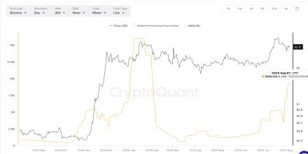 XRP、3ドル目前で攻防―クジラの売り圧力が上値抑制か