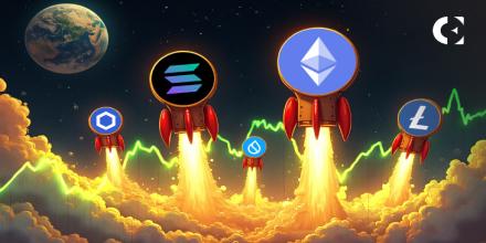 Principales ganadores de Altcoin: ETH, SOL, LINK, SUI y LTC lideran el repunte del mercado