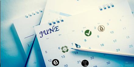 情報で差をつけろ!6月の仮想通貨重要な予定とニュースまとめ