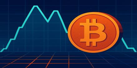 Kurs Bitcoina spada – wykres przypomina szczyt z 2021 roku