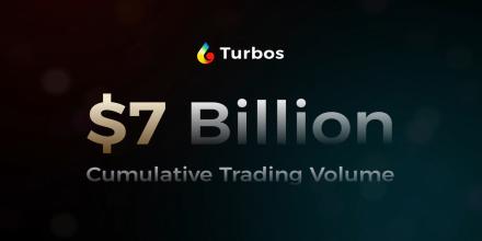 터보스 파이낸스(TURBOS), 일일 거래량 5500만달러 달성…누적 거래량 70억달러 ‘신기록’