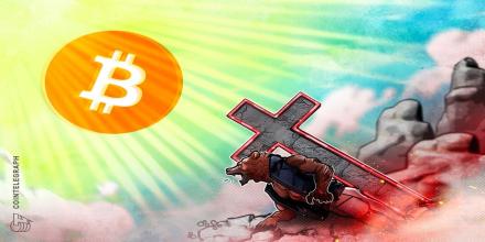 Indicador de valorização do Bitcoin aponta para topo macro à medida que aparece um ‘cruzamento da morte’