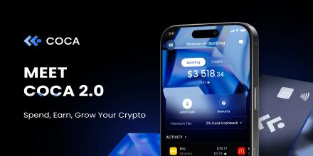 Lanzamiento de COCA 2.0: app bancaria de autocustodia impulsada por stablecoins