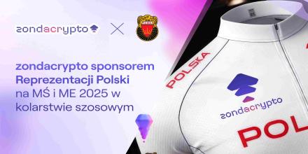 zondacrypto sponsorem Reprezentacji Polski na MŚ i ME 2025 w kolarstwie szosowym