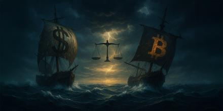 The dollar dying doesn’t make Bitcoin win