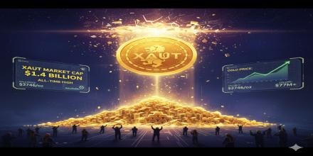 테더의 XAUT, 금의 사상 최고가와 함께 시총 신기록 돌파