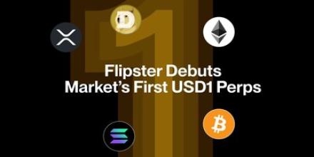 Flipster Menjadi yang Pertama Meluncurkan USD1 Perps untuk Pair: BTC, ETH, SOL, XRP, dan DOGE di Market