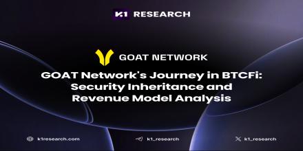 “비트코인, 잠자는 자산에서 수익 엔진으로”…케이원 리서치, BTCFi 주도할 GOAT 조명