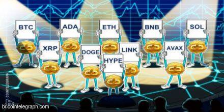 Análise de preços em 24/09: BTC, ETH, XRP, BNB, SOL, DOGE, ADA, HYPE, LINK e AVAX