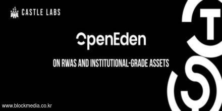 RWA 시장, 3년 만에 380% 성장… 기관급 표준 제시하는 오픈에덴(OpenEden) 주목 – 캐슬 랩스 보고서