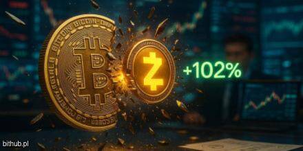 Zcash (ZEC) zaskakuje rynek wzrostem o 102% w porównaniu do Bitcoina