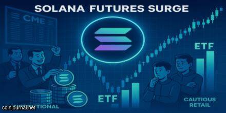Solana futures surge as institutions drive open interest to record highs