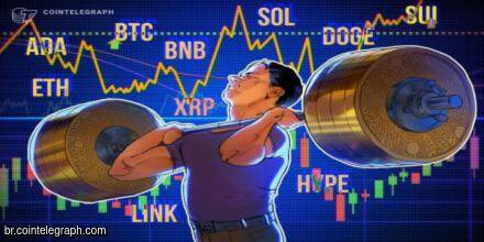 Análise de preços em 03/10: BTC, ETH, XRP, BNB, SOL, DOGE, ADA, HYPE, LINK e SUI