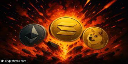 Ethereum rast im Windschatten von Bitcoin nach oben