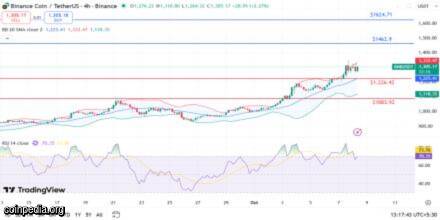 BNB Price Skyrockets to New ATH, Flips XRP – Can Bulls Maintain Control?