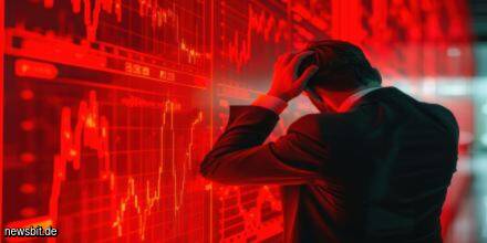 Brutaler Einbruch bei Bitcoin, Ethereum und XRP – die Angst vor heute Abend steigt