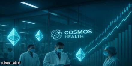 Cosmos Health expands Ethereum holdings to $1.8M under $300M digital assets facility