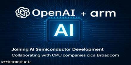 오픈AI, 소프트뱅크 ‘Arm’과 손잡고 AI 반도체 개발…브로드컴과 CPU 공동 설계