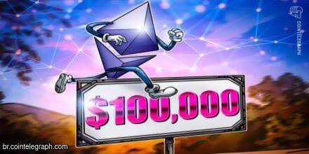 Como seria se o Ethereum chegasse a US$ 100.000?