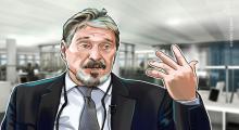 ‘Moeda sem valor’ - John McAfee diz que nunca acreditou que Bitcoin vai chegar a US$ 1 milhão