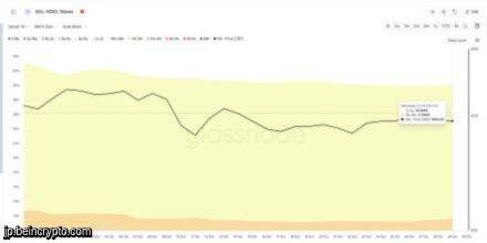 ソラナ9%高も長期保有者が上昇局面で売り