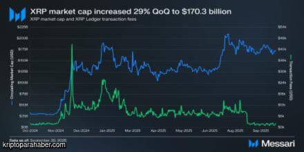 Mesarri XRP Raporu: XRP altcoini BTC, ETH ve SOL’u geride bıraktı