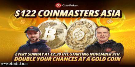 CoinPoker distribuirá US$ 70 mil em prêmios para celebrar sucesso de CGWC