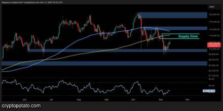 Bitcoin Price Analysis: BTC Still at Risk of a Sub-$100K Drop Amid a Weak Bounce