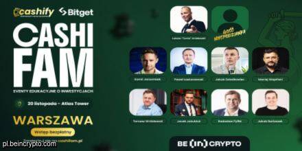 Bezpłatny event o inwestycjach w Warszawie: Finał jesiennej trasy Cashifam