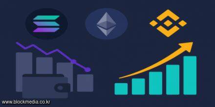 레이어1, 활성 지갑 급감 ⋯ “작년 과열 정상화 단계”