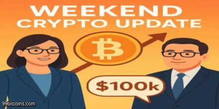 Weekend Crypto Update: $100k BTC Narrative Still Alive, Cathie Wood & Tom Lee Confirm