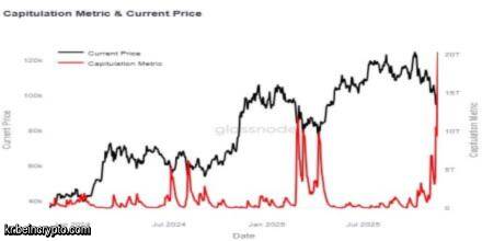 비트코인 항복 지표 역대 최고치…데이터의 의미는?