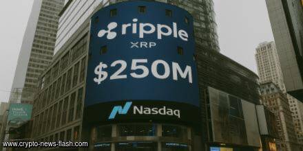Ripple Featured on Nasdaq Tower After Donating Over $250M Through Pledge 1% Program