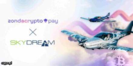 zondacrypto pay ogłasza partnerstwo z SkyDream! Płać kryptowalutami za samoloty