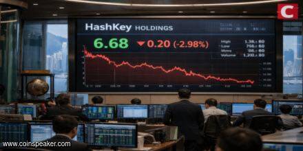 HashKey Shares Plunge 2.5% in Hong Kong IPO Debut
