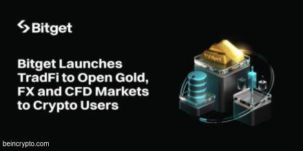 Bitget Launches Gold, Forex and Commodities Markets for Crypto Users 