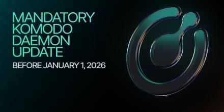 Mandatory Komodo Daemon Update Before January 1, 2026
