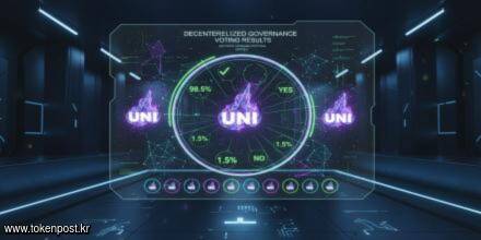 유니스왑, ‘수수료 스위치’ 가동 확정…1억 UNI 소각·연 7,000억 원 규모 수익 구조 개편