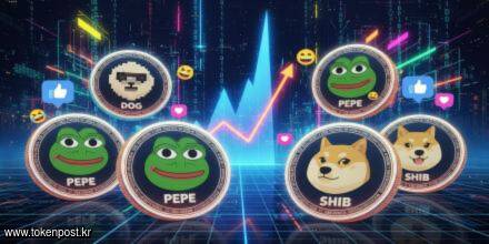 밈코인 반등세 본격화…PEPE 65% 급등, 거래량 13조 원 돌파