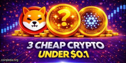 Top 3 Cheap Cryptos Under $0.1: Crypto Market Turns Bullish As Investors Shift Focus