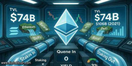 Ethereum vacía sus colas de staking y cambia el guion para el precio de ETH