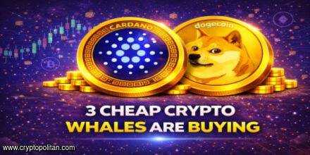 Top 3 Cheap Cryptos Whales Are Accumulating Before Q2 2026
