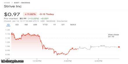 Strive’ın Semler Scientific Satın Alımı Bitcoin’lerini Artırdı Hissesi %12 Düştü