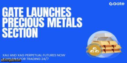 Gate Launches Precious Metals Section, XAU and XAG Perpetual Futures Now Available for Trading 24/7
