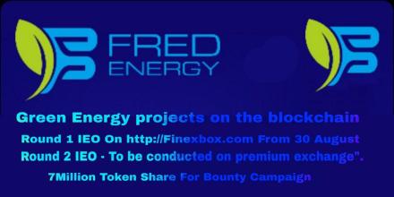 FREDEnergy ICO Bounty Campaign | Bounty list by ICOnow.net project